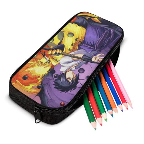 Csvnjeu Anime Backpack Set, Polyester Backpack Set with Lunch Box And Pencil Pouch, Backpack Set for Teenage Boys And Girls