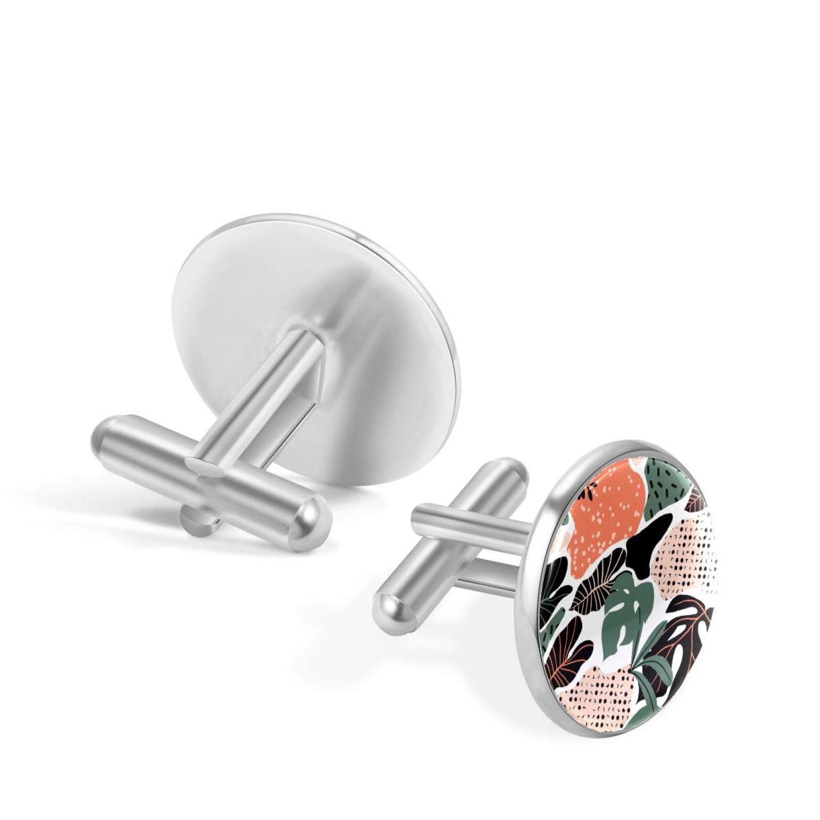Cufflinks and Studs Set for Tuxedo Shirts Business Wedding (Multiple Colors10)