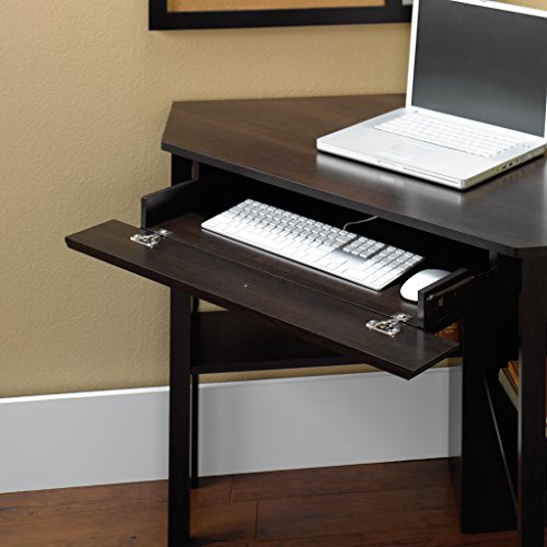 Sauder Beginnings Corner Computer Desk, Cinnamon Cherry finish