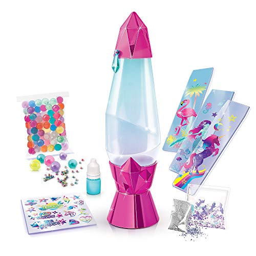 Canal Toys Style 4 Ever DIY Mood Lamp - Customizable Bubble Lamp with Color-Changing LED Lights, Glittery Bubbles, and Swirling Beads. Ages 6+