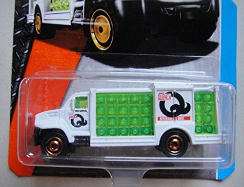 Matchbox 2016 MBX Adventure City Aqua King (Bottle Truck) 30/125, White