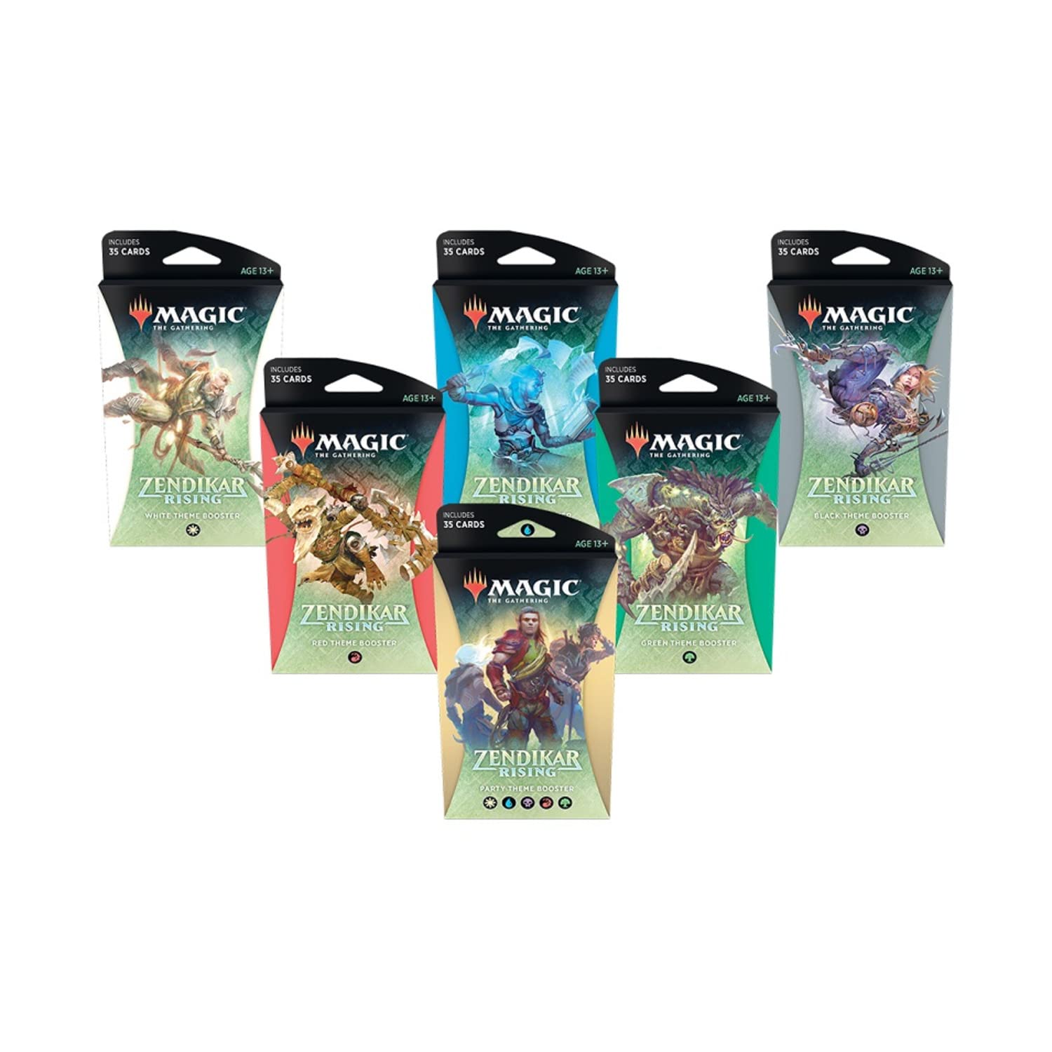 Wizards of the Coast MTG - Zendikar Rising Theme Booster Display (12 Packs) - English