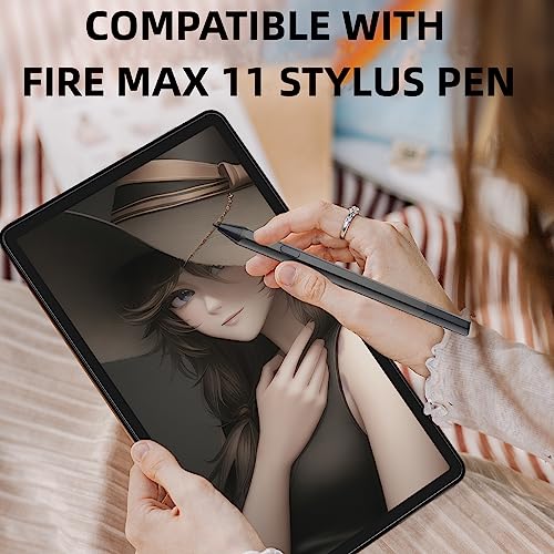 XLDK 3 Pack Writable Screen Protector for Amazon Fire Max 11 2023 Face ID & Stylus Pen Compatible, Writing & Drawing Like on Paper (3 Pack Writable)