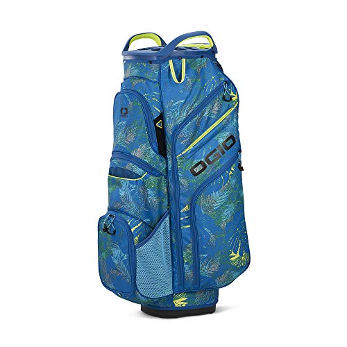 Callaway OGIO 2021 WOODE 15 Cart Bag , BLUE FLORAL