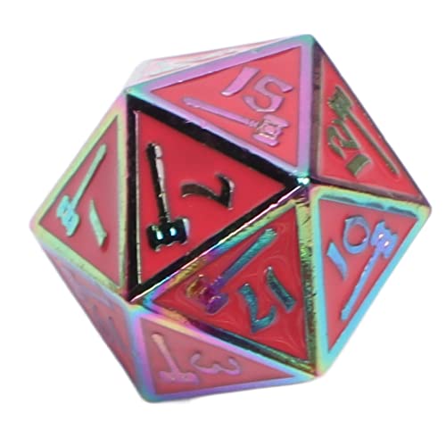 Dice Set, Durable Metal Polyhedral Dice Set Special Shape Exquisite for Table Games (Type 1)
