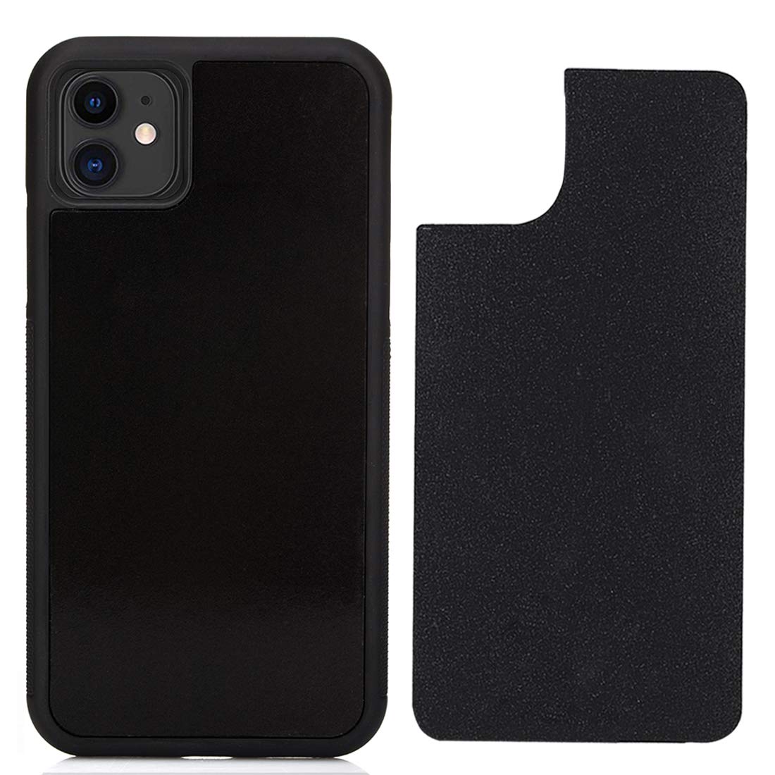 CloudValley Anti Gravity Case for iPhone 11 (2019), Goat Case Magical Nano Can Stick to Glass, Whiteboards, Tile and Smooth Surfaces [Black]