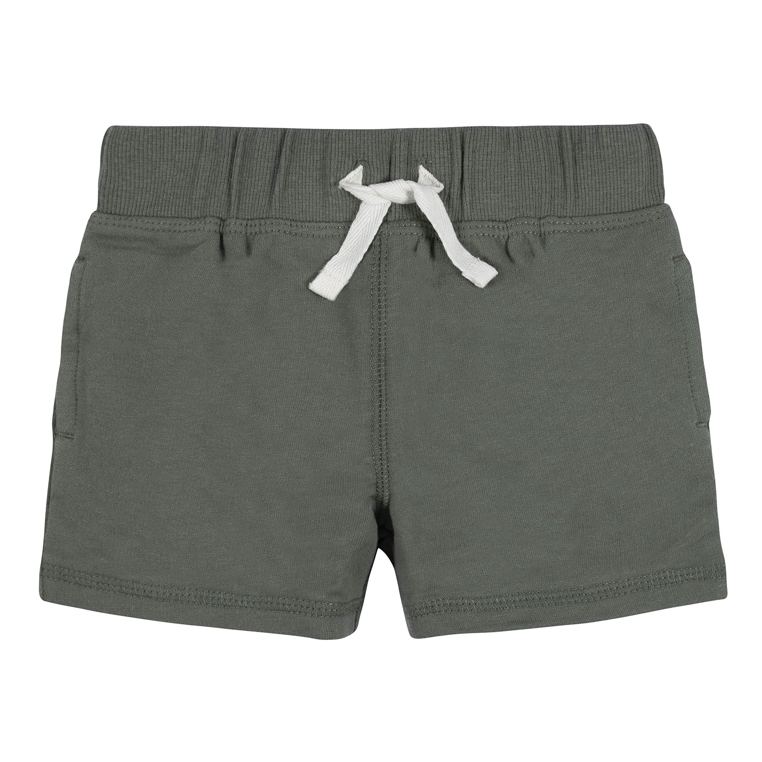 Gerber Baby Boy's Toddler 3-Pack Pull-On Knit Shorts, Green Camo, 5T
