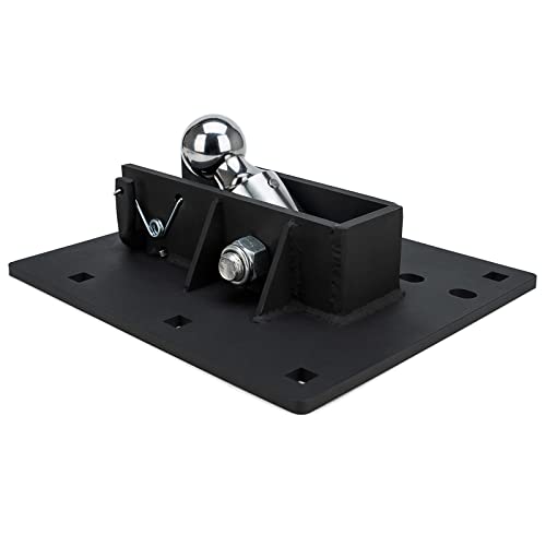 Folding Ball Gooseneck Hitch 61052 30,000 lbs Compatible with Chevrolet Silverado/GMC Sierra/Ford/Dodge Ram and Other Models Black 2-5/16 Inch Ball