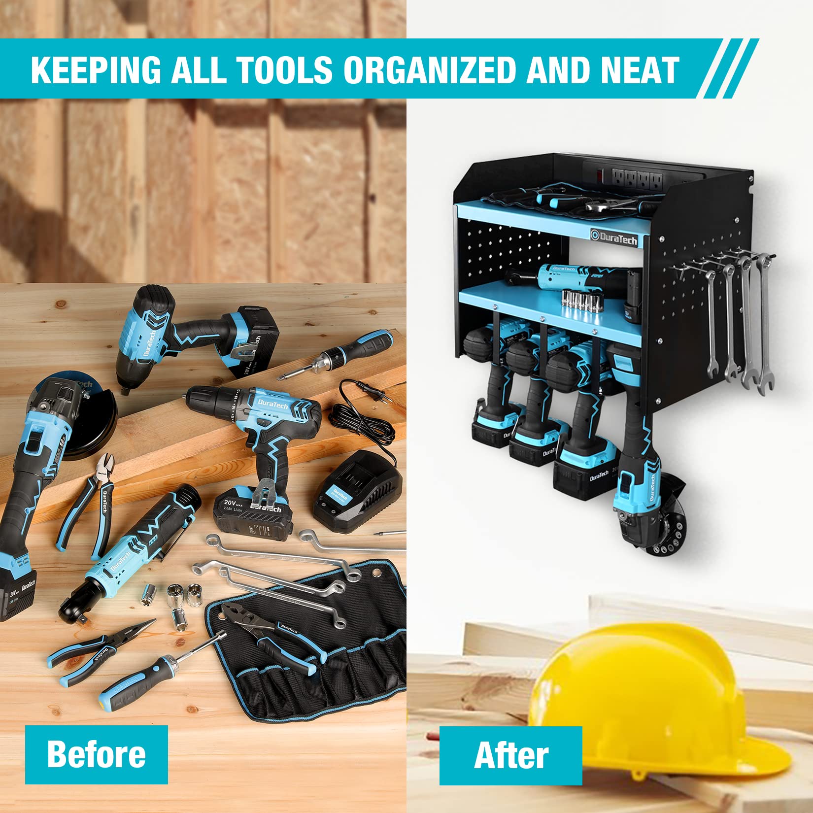 DURATECH Cordless Impact Wrench Power Tool Organizer