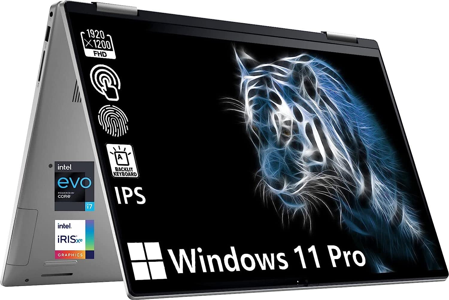 Dell Inspiron 7620 2-in-1 Business Laptop, 16 Inch WUXGA Touchscreen, 12th Gen Intel Evo i7-1260P, Windows 11 Pro, 32GB RAM, 1TB SSD, Backlit KB, Fingerprint Reader, Thunderbolt 4, HDMI, Type-C