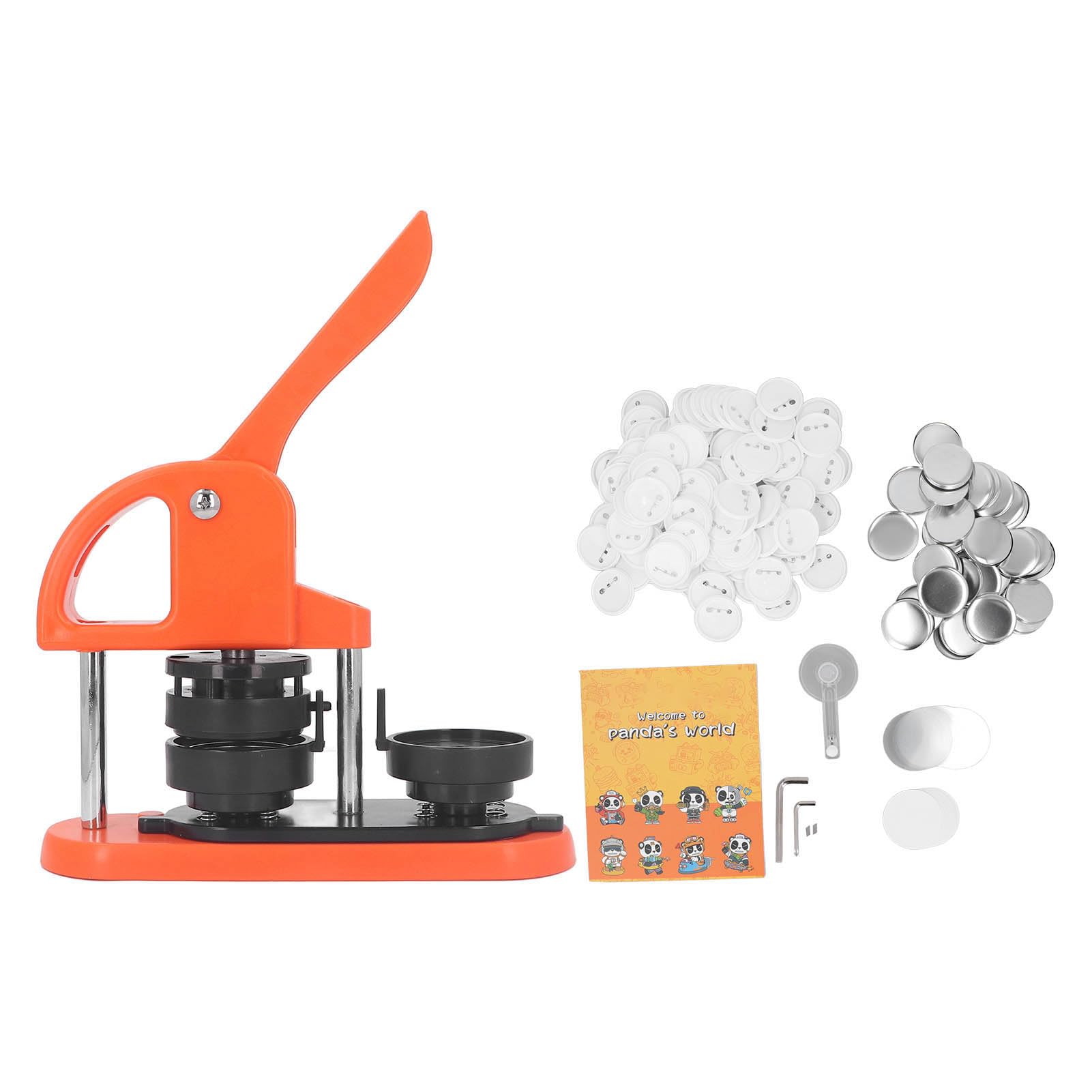 Button Maker Machine, Pin Maker Machine Detachable High Success Rate for Homemade (11)