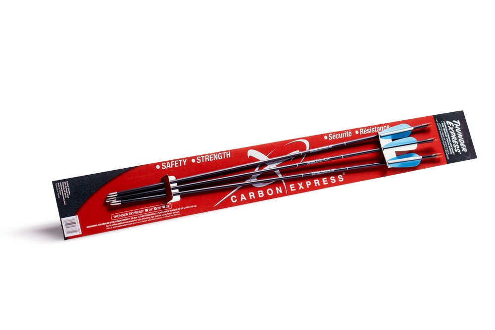 Carbon Express G0326 Thunder Express Arrow, 26-Inch, Youth,Black