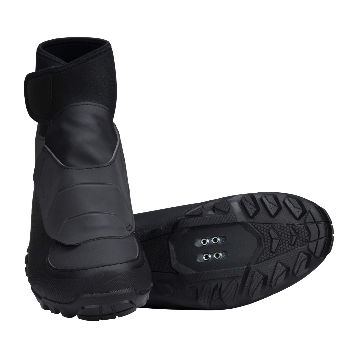 SHIMANO SH-MW501 Affordable SPD Shoe for The Cold and Wet, Black, 7.5-8 Men (EU 41)