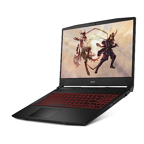 MSI Katana GF66 Gaming Laptop 15.6" FHD IPS 144Hz Thin Bezel 12th Generation Intel 14-core i7-12700H 32GB RAM 1TB SSD GeForce RTX 3060 6GB Graphics Backlit USB-C Nahimic Win11 Black + HDMI Cable