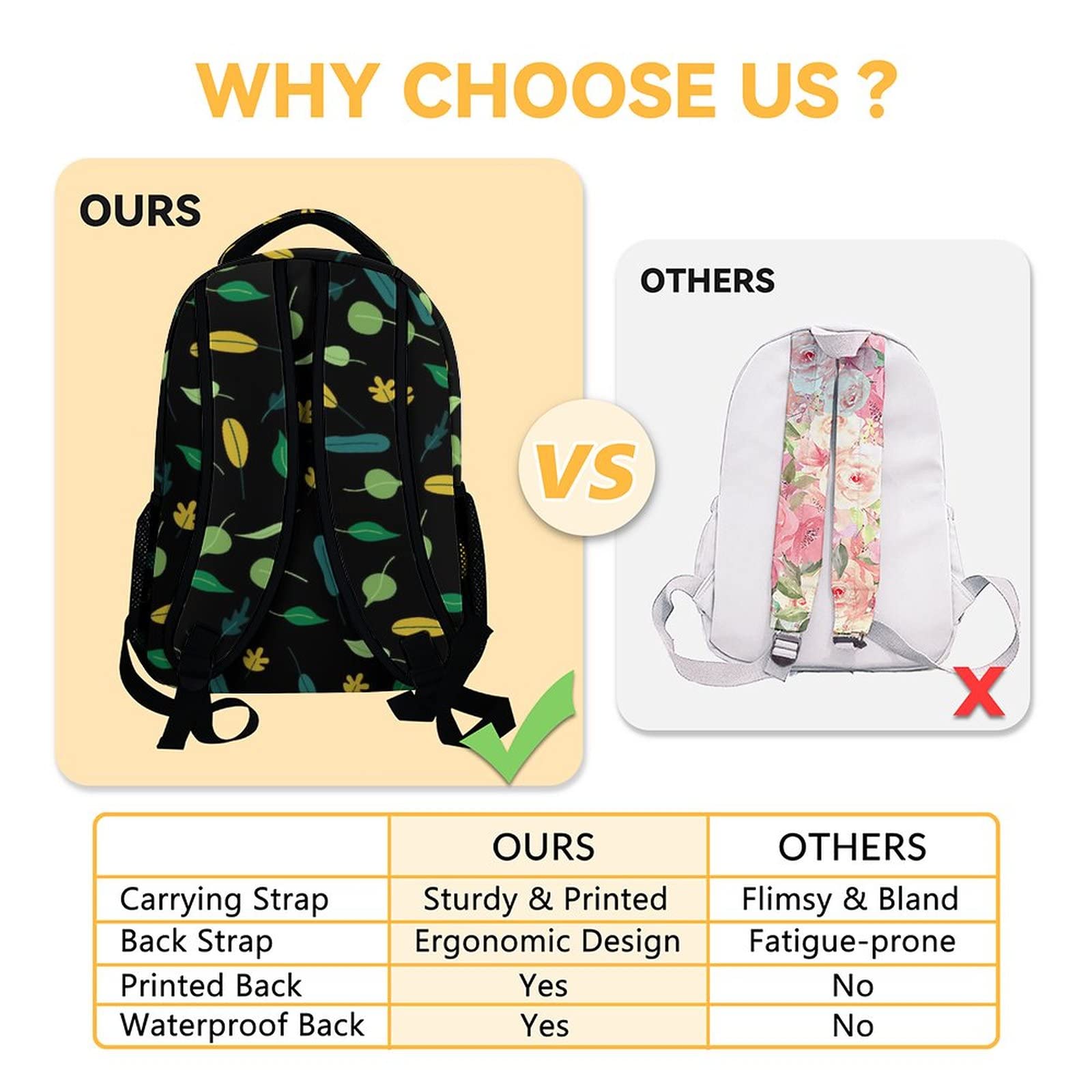 CUSPCOD Capybara Backpack for Girls Boys, 16 Inch School Bookbag with Adjustable Straps, Travel Bag Durable, Lightweight, Large Capacity