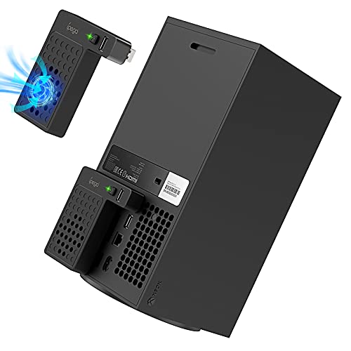 Cooling Fan for Xbox Series X Console, Game Console Cooler Cooling System Accessories with External USB Port for Xbox Series X