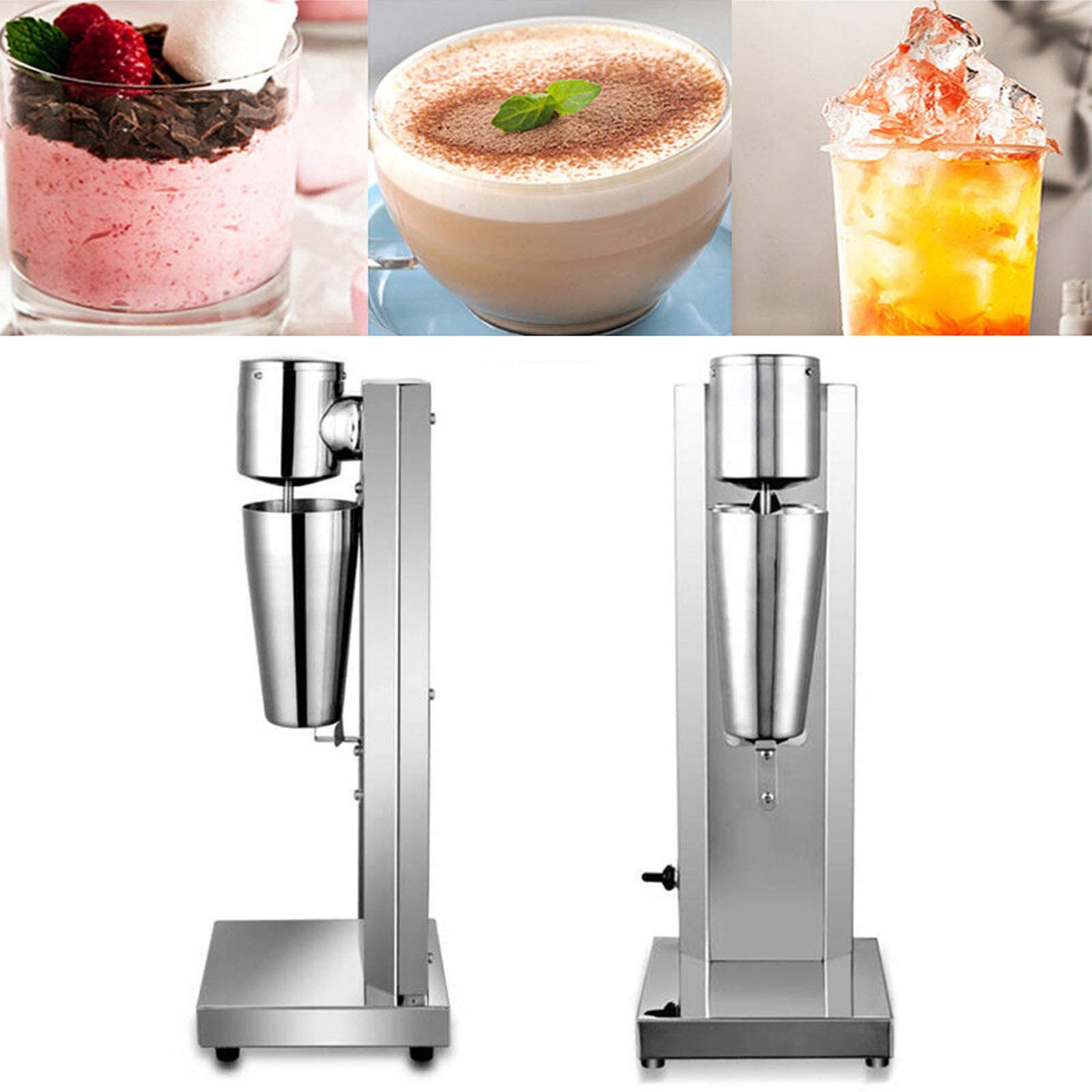 DYRABREST 650ML Commercial Electric Milk Shaker Maker Drink Smoothie Blender