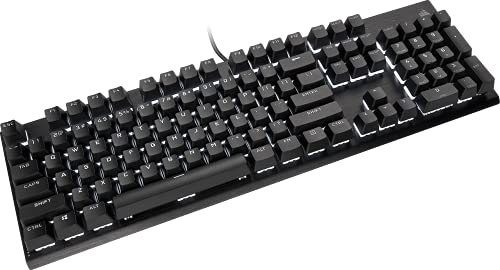 Corsair PBT Double-Shot PRO Keycap Mod Kit – Double-Shot PBT Keycaps – Onyx Black – Standard Bottom Row – Textured Surface – 1.5mm-Thick Walls – O-Ring Dampeners