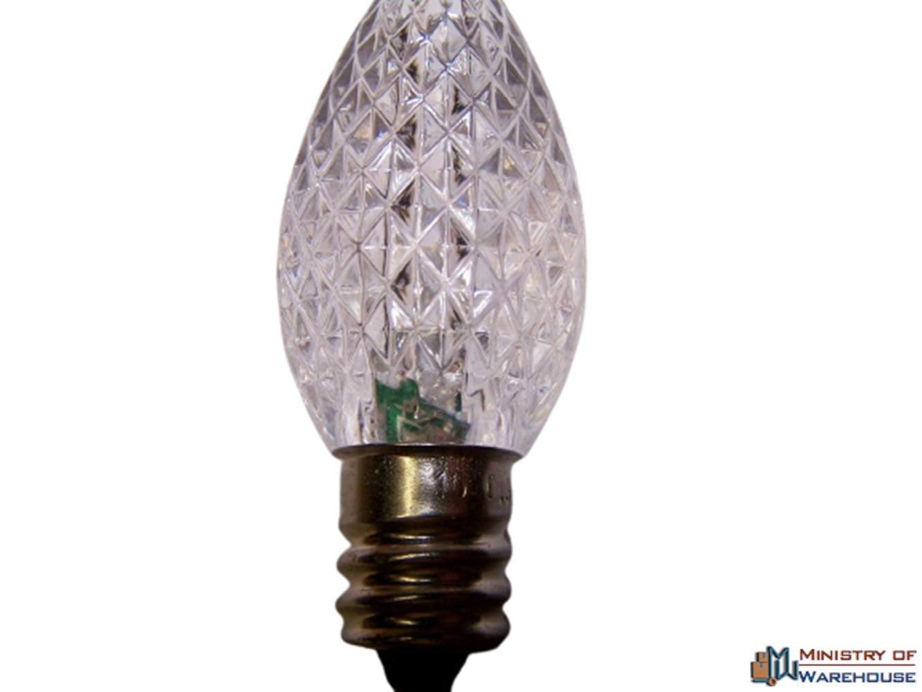 LED Bulb C7 E12 Candelabra Christmas Light Replacement, 1 Piece Multi Color Changing Bulb