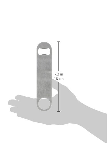 DuraWare Bottle Opener, 7 x 1.6 x 0.3 Inches, Sliver