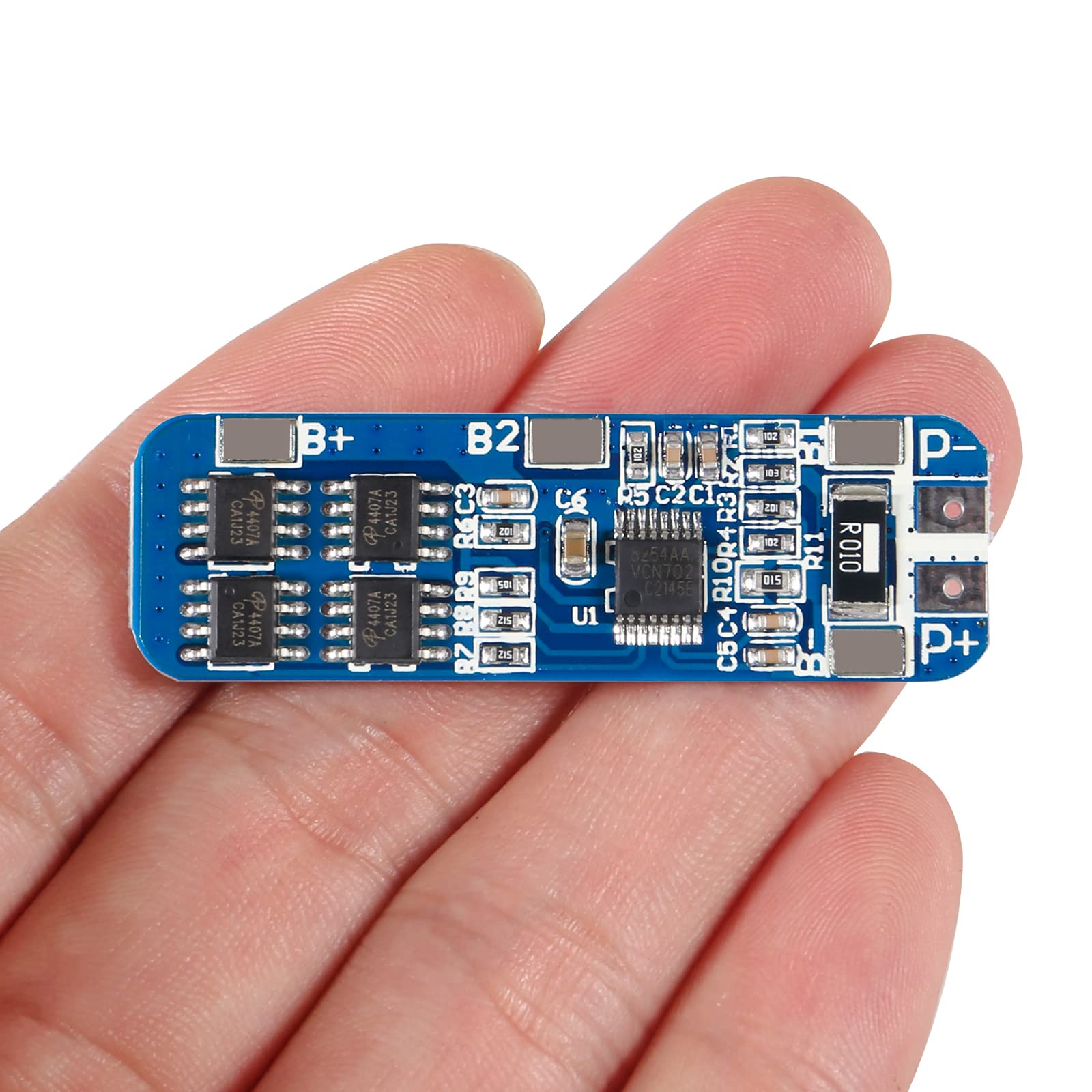 Diitao 15PCS Lithium Battery Protection Board Overcharge Short Circuit Protection Module(2S 16A)