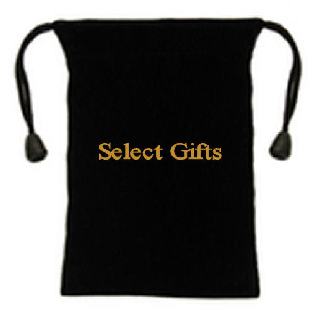 Select Gifts Royal Navy Insignia Rank Commodore Gold-Tone Cufflinks Black Pouch