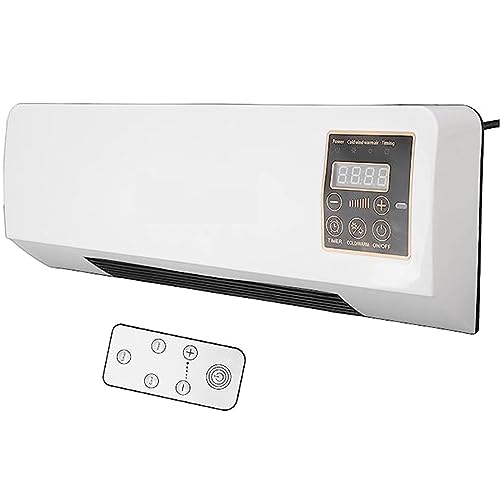 Fufafayo Small Conditioner, Wall Mounted Conditioner Mini And Heating Conditioner With Remote Control Conditioning Hot Fan For Bedroom Living, Small A-Ir Conditioners, Ac Unit