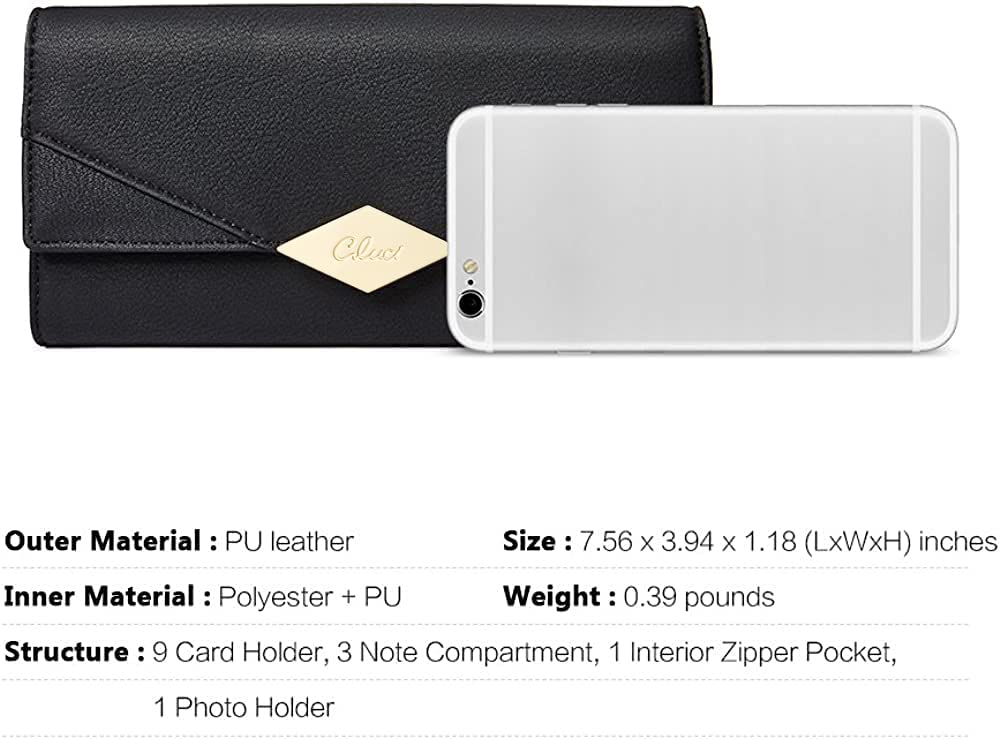 CLUCI Travel Backpack Bundles with Women Wallet