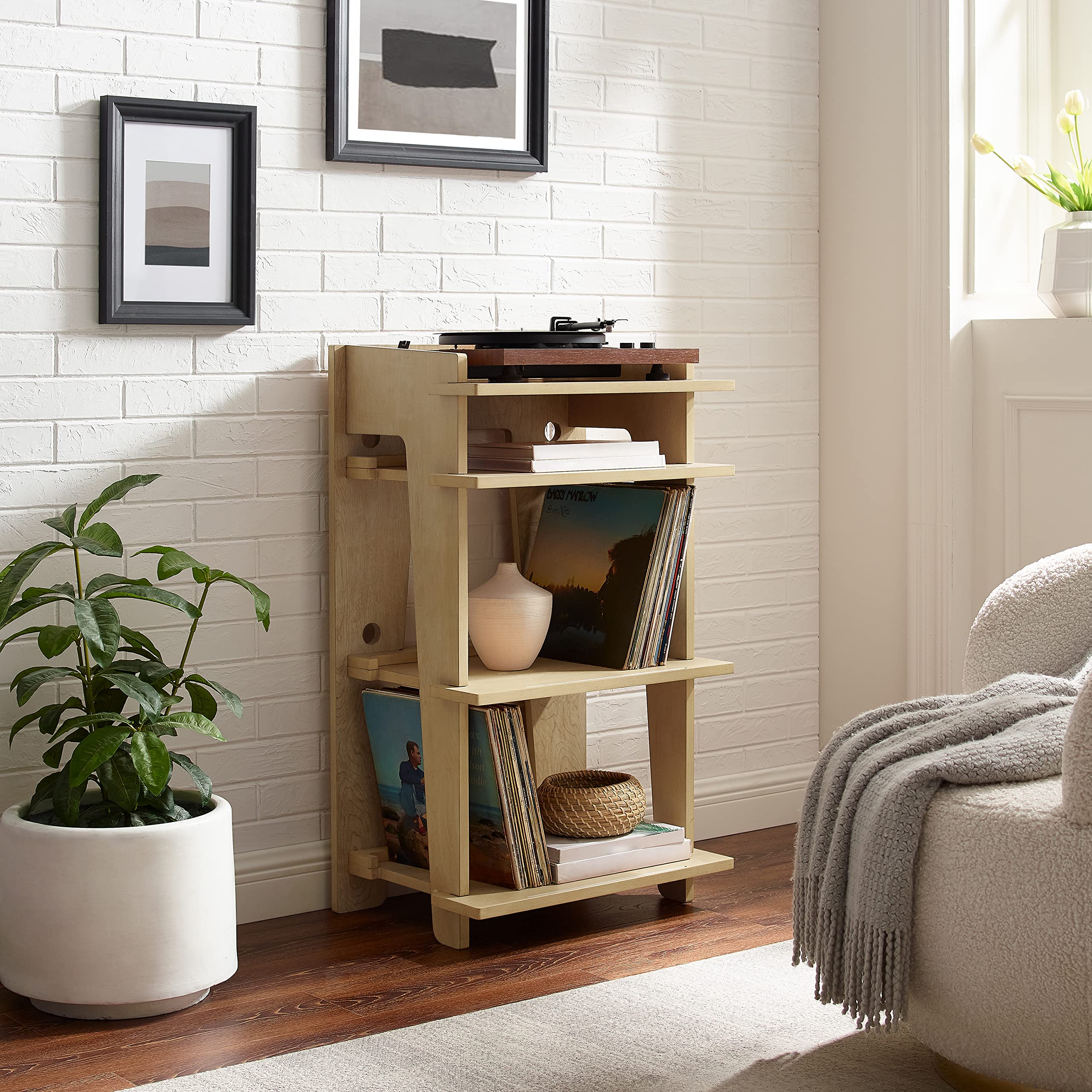 Crosley Furniture Soho Turntable Stand, Natural