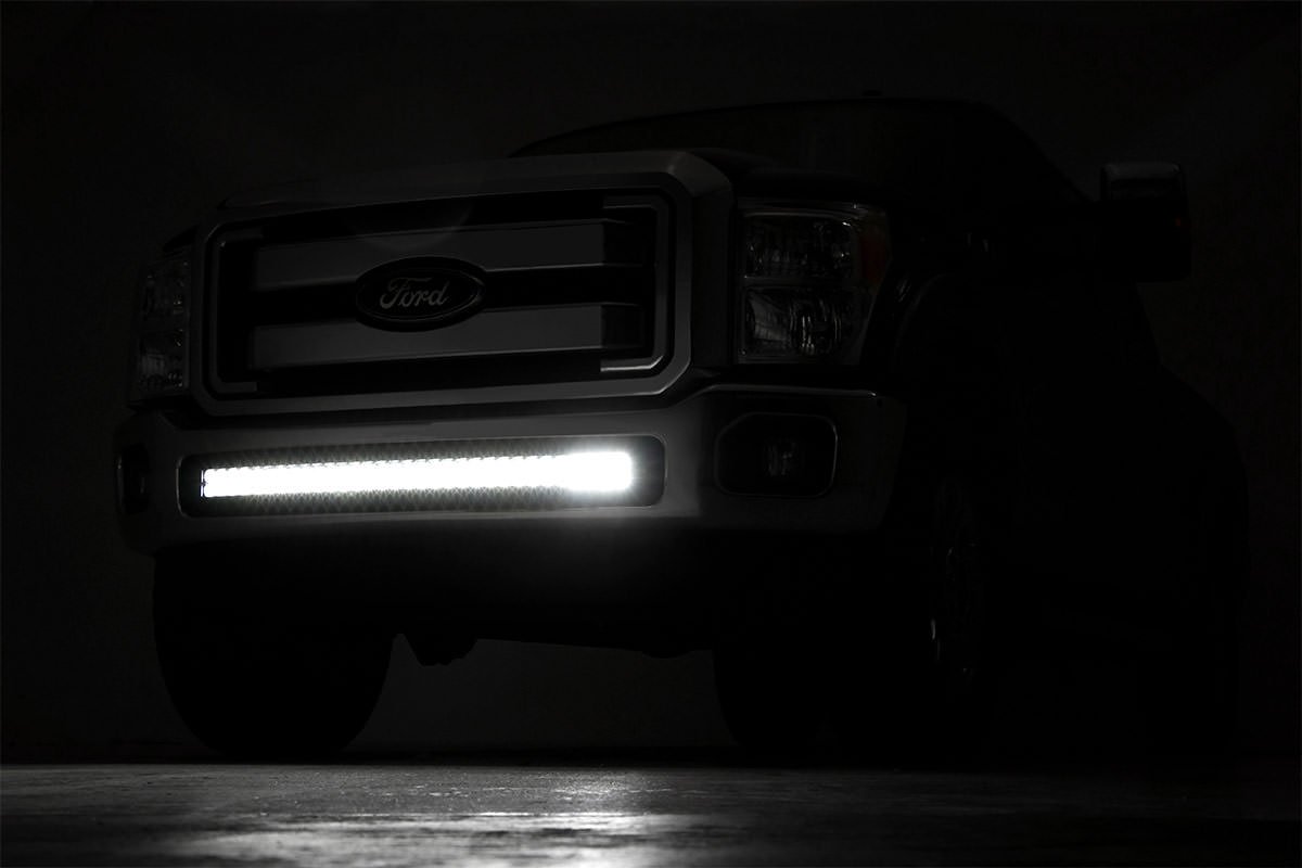Rough Country 40" Black Series Curved Dual Row DRL CREE LED Light Bar - 72940BD