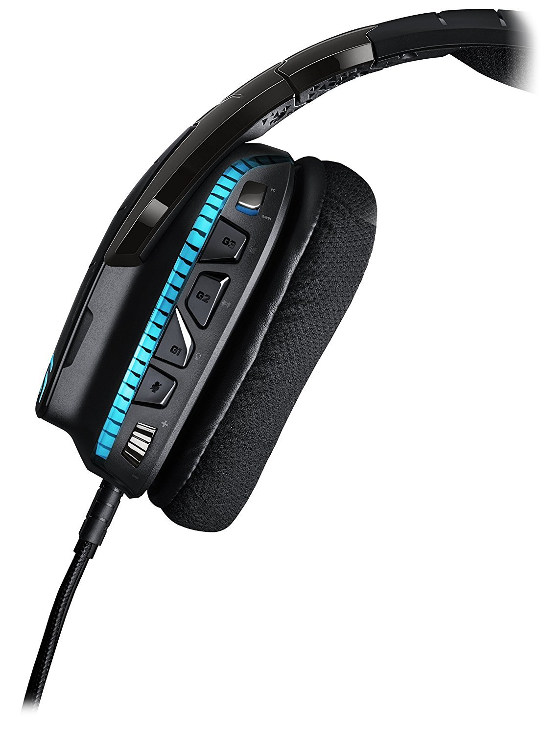 Logitech G633 Artemis Spectrum RGB 7.1 Surround Sound Gaming Headset, Black (Renewed)