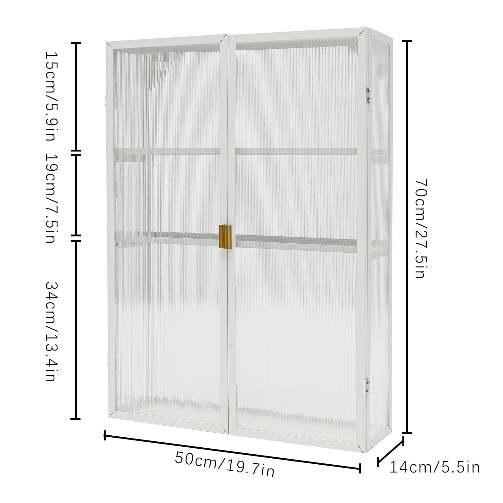 Gdrasuya10 Wall Cabinet Wall Mount Kitchen Bathroom Storage Cabinet Over Toilet Cabinet Storage Organizer with Doors & Shelves Wall Cabinet for Dining Room, Kitchen, Bathroom (Black)