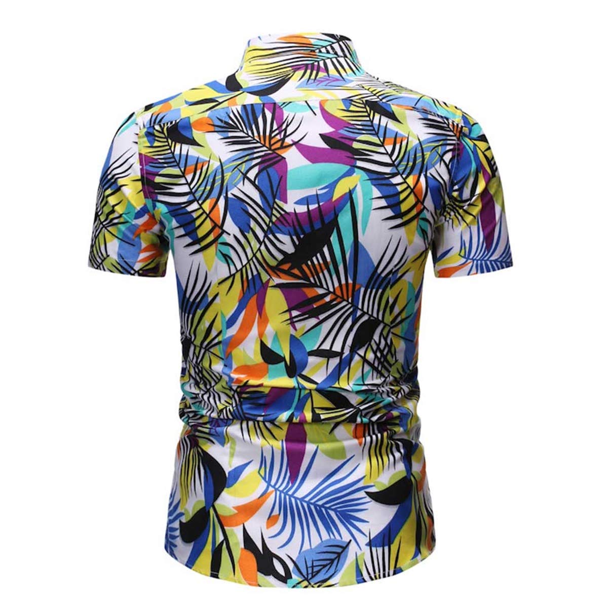 Catheive Mens Hawaiian Shirt and Short Set 2 Pieces Button Down Floral Beach Suit Tropical Outfits