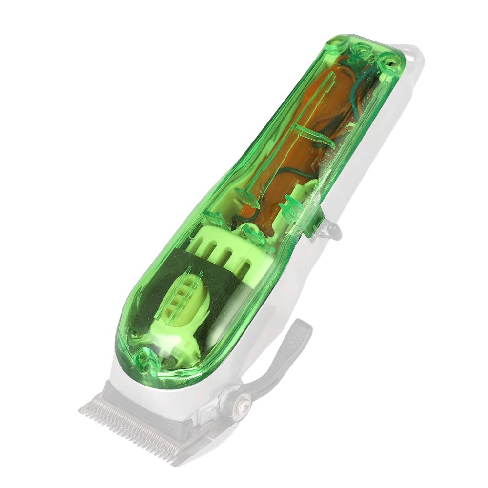 Clear DIY Back Housing, Transparent Back Cover for Wahl 5-Star Series Cordless Senior Clipper #8504 (green)