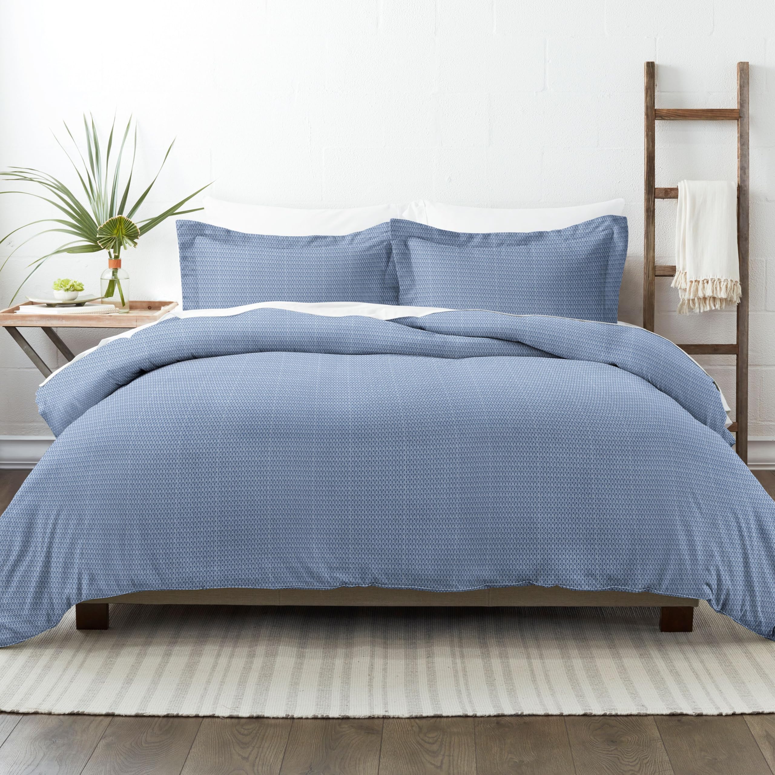 Linen Market Twin Duvet Cover (Navy) - Experience Hotel-Like Comfort with Unparalleled Softness, Exquisite Prints & Solid Colors for a Dreamy Bedroom –Duvet Cover Twin Set with 1 Pillow Sham