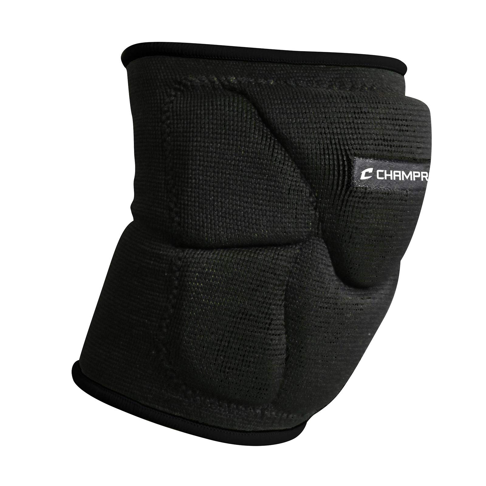 Champro Pro-Plus Low Profile Volleyball Knee Pad, Large, Black (A2001BL)
