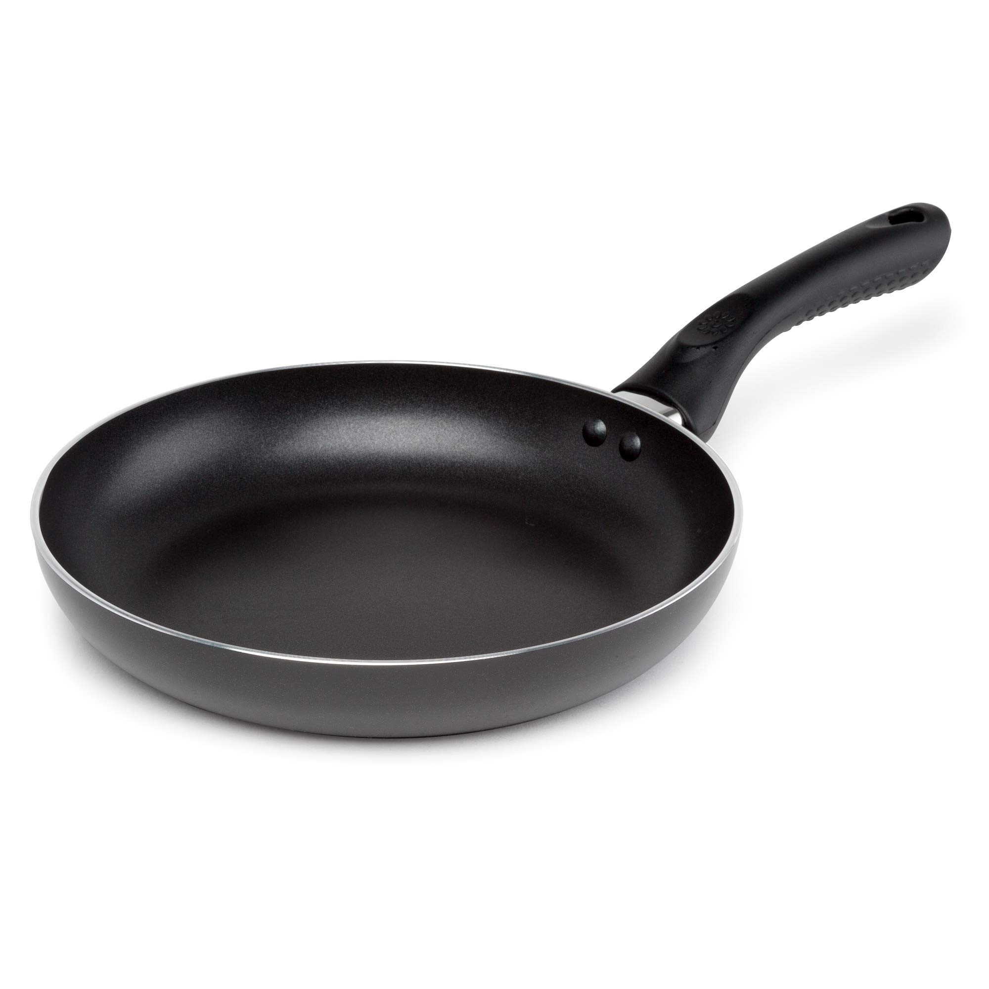 Ecolution Easy to Clean, Comfortable Handle, Even Heating, Dishwasher Safe Pots, 9.5-Inch Fry Pan, Black