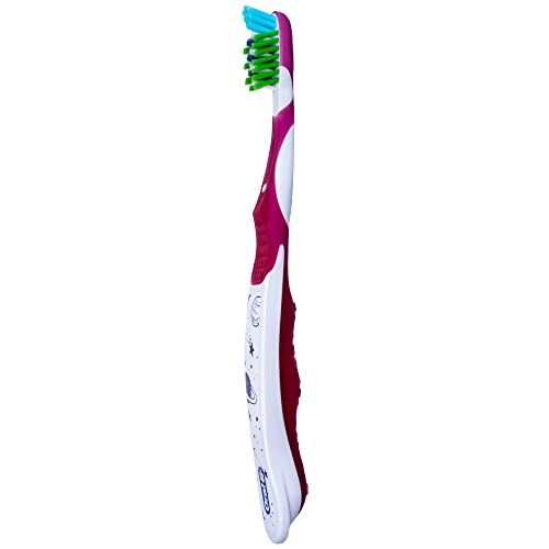 Oral-B Pro-Health Junior CrossAction Galaxy Toothbrush, Ages 6+, Soft - Pack of 2