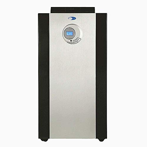 Whynter ARC-143MX 14,000 BTU (9,456.1 BTU SACC) Dual Hose Cooling Portable Air Conditioner, Dehumidifier, and Fan with 3M Filter Storage Bag, up to 500 sq ft in Platinum/Black