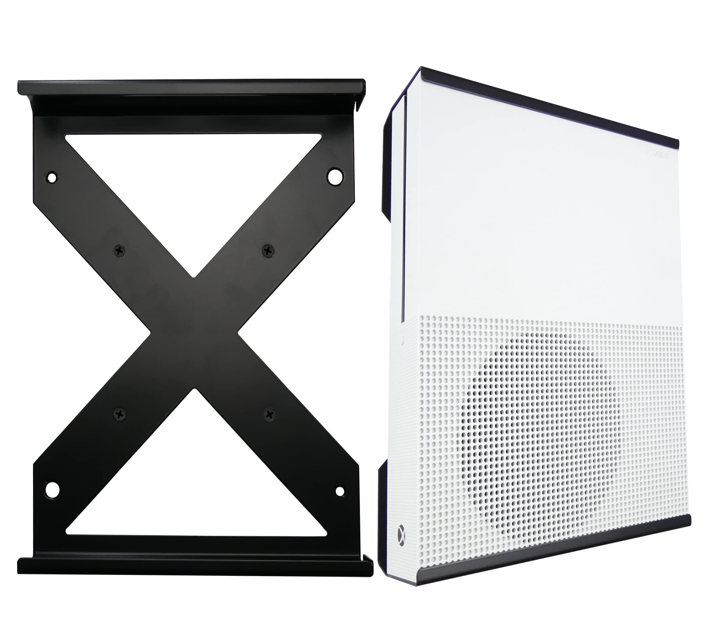 Xbox One S Wall Mount (Black) - Signature X Design! - Made in the UK!