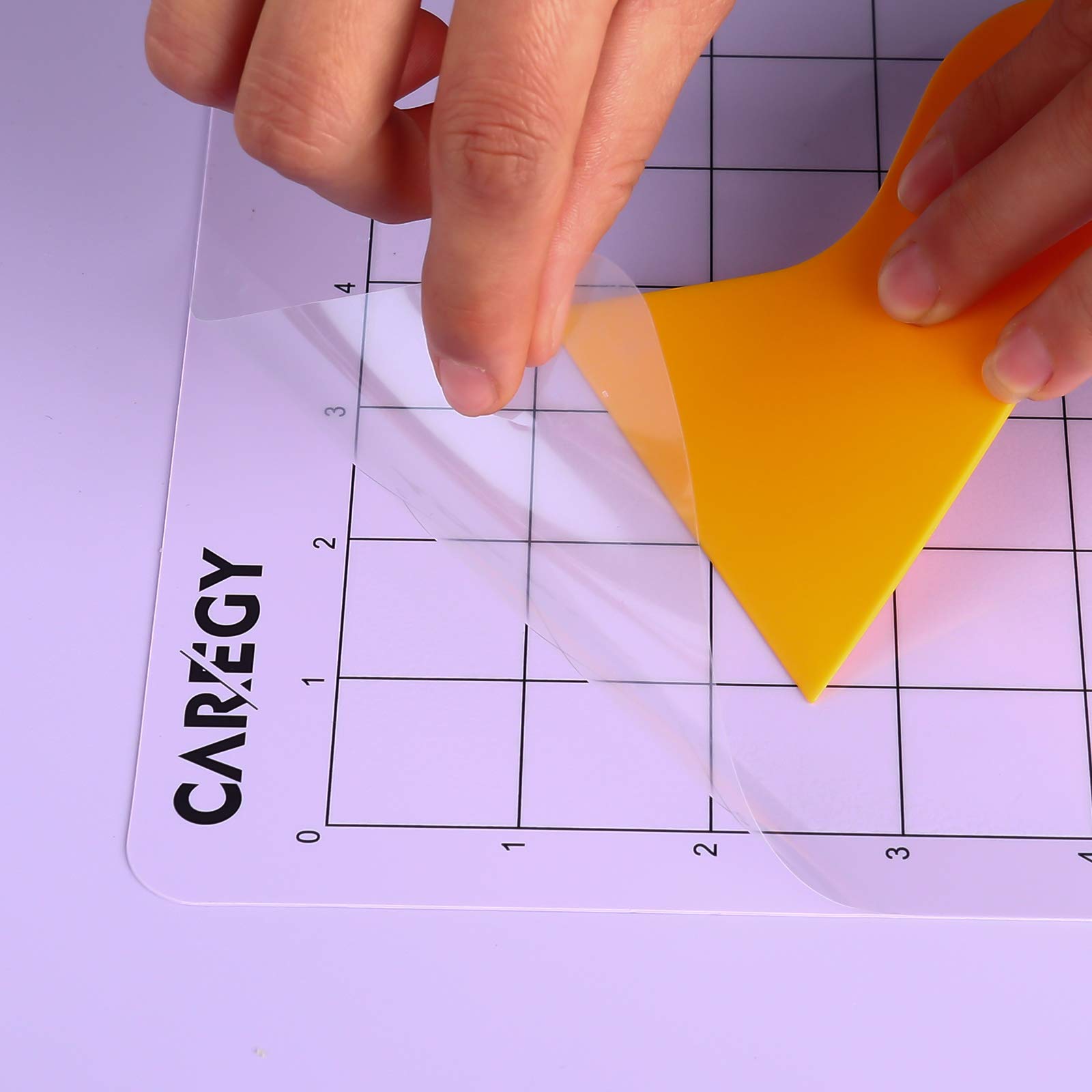 CAREGY StrongGrip Cutting Mat 12"x12" for Cricut Maker/Explore Air 2/Silhouette Cameo Strong Adhesive Sticky (Purple,3Pack)