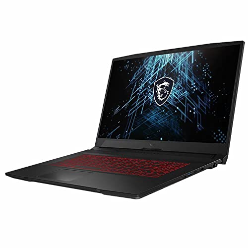 MSI Katana GF76 17 Gaming Laptop 17.3” FHD IPS 144Hz Thin Bezel Display 11th Gen Intel 8-Core i7-11800H 16GB RAM 1TB SSD GeForce RTX 3050 Ti 4GB Backlit USB-C Nahimic Win10Pro Black + HDMI Cable