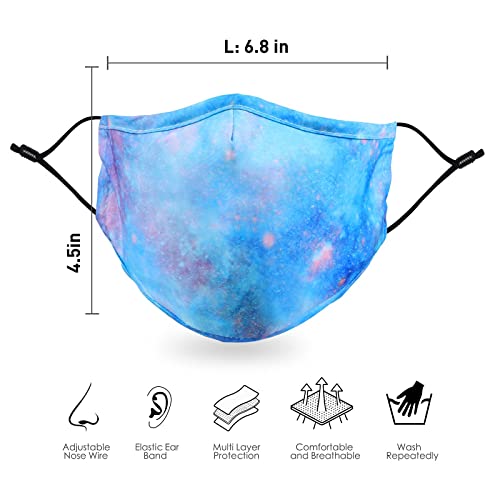 CCFADD Cloth Face Masks Washable for Women - Reusable Face Mask with Filter & Nose Wire1