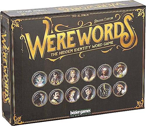 Werewords Deluxe, Werewords Board Game, Fun Board Game for Families, Werewords Card Game, Great Game for Kids & Families, Party Game for Kids & Families, Word Game