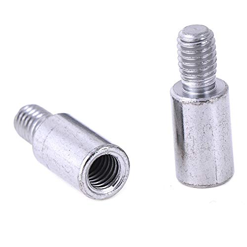 Tool Parts 2Pcs 2.5 0.9cm Metal Shaft Extender Extension Rod for Three Joystick 1.5cm