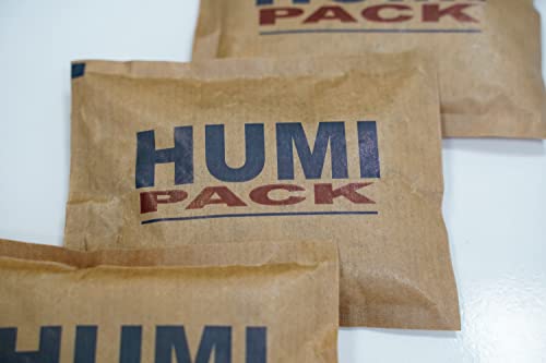 Hydro-Gel Humidifier (3X / Lot) Humi-Pack 60gr Cigar Humidor Humidifier - Humidification Packs - 72%RH Humidity Control - All In One Solution 4x4.5x1.5