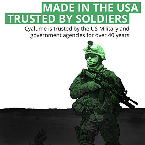 Cyalume Glow Sticks Military Grade Lightstick - Premium Green 6β SnapLight Emergency Chemical Light Stick with 12 Hour Duration , 10 Pack