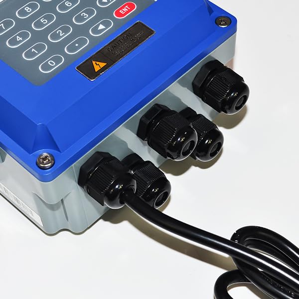 GELTTULU Digital Ultrasonic Flow Meter TUF-2000B Liquid Flowmeter IP67 +TM-1 DN50-700mm
