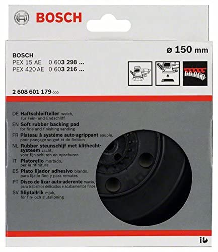Bosch Professional 2608601179 Grinding Plate for PEX 15, Black, 150 mm