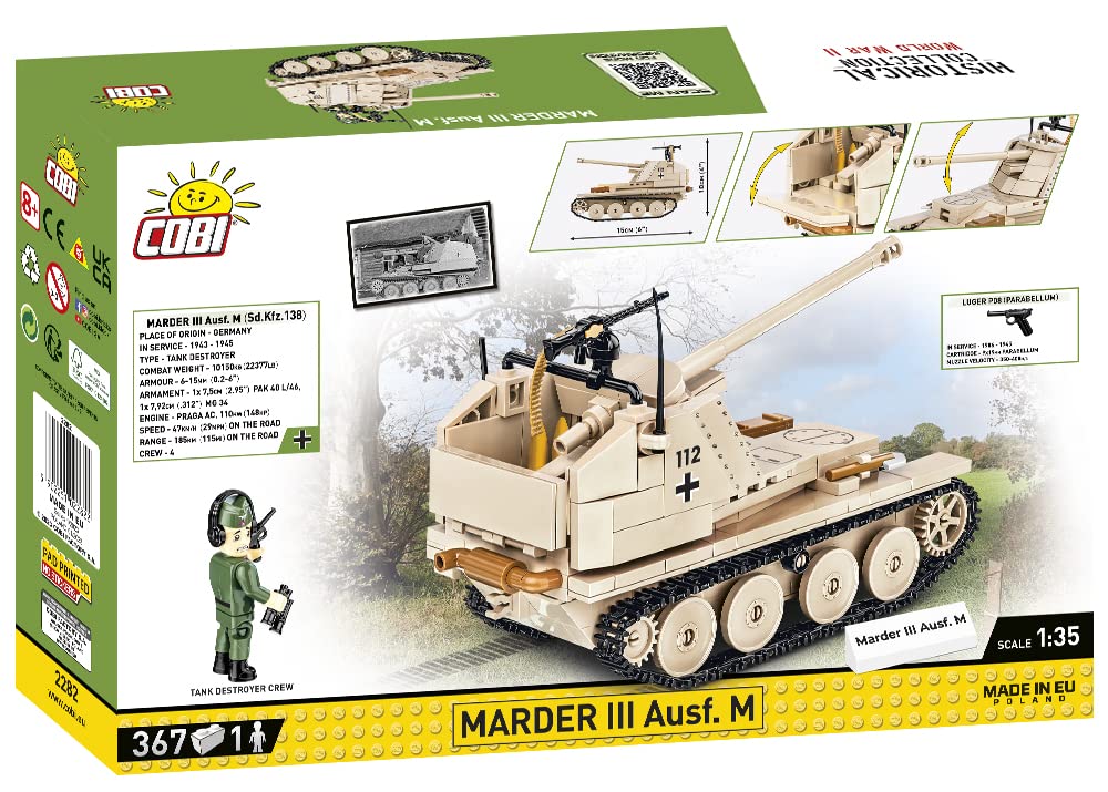 COBI Historical Collection WWII MARDER III Ausf. M Tank